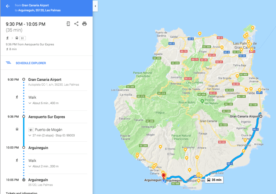 Gran Canaria Las Palmas flyplass (LPA) – Transport, leiebil, taxi og ...